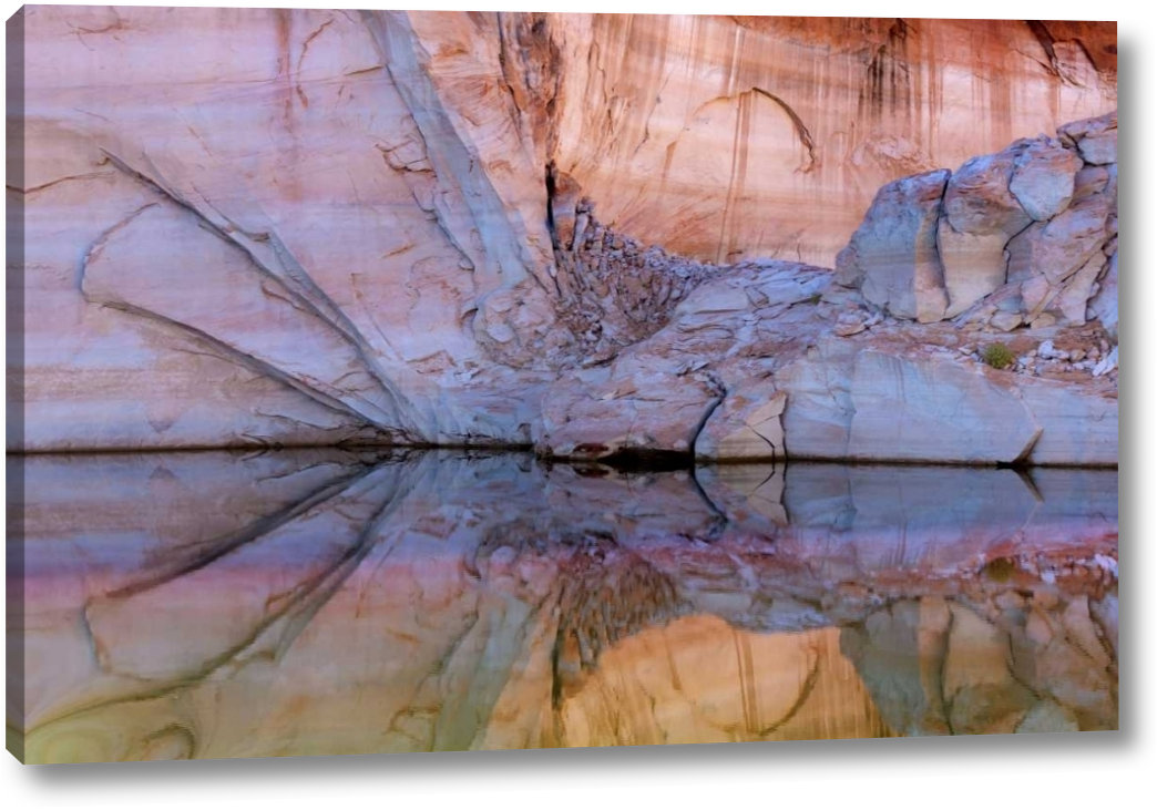 Ebern Designs Utah, Glen Canyon Abstract Reflection Sandstone by Don Paulson - Photograph Print ...